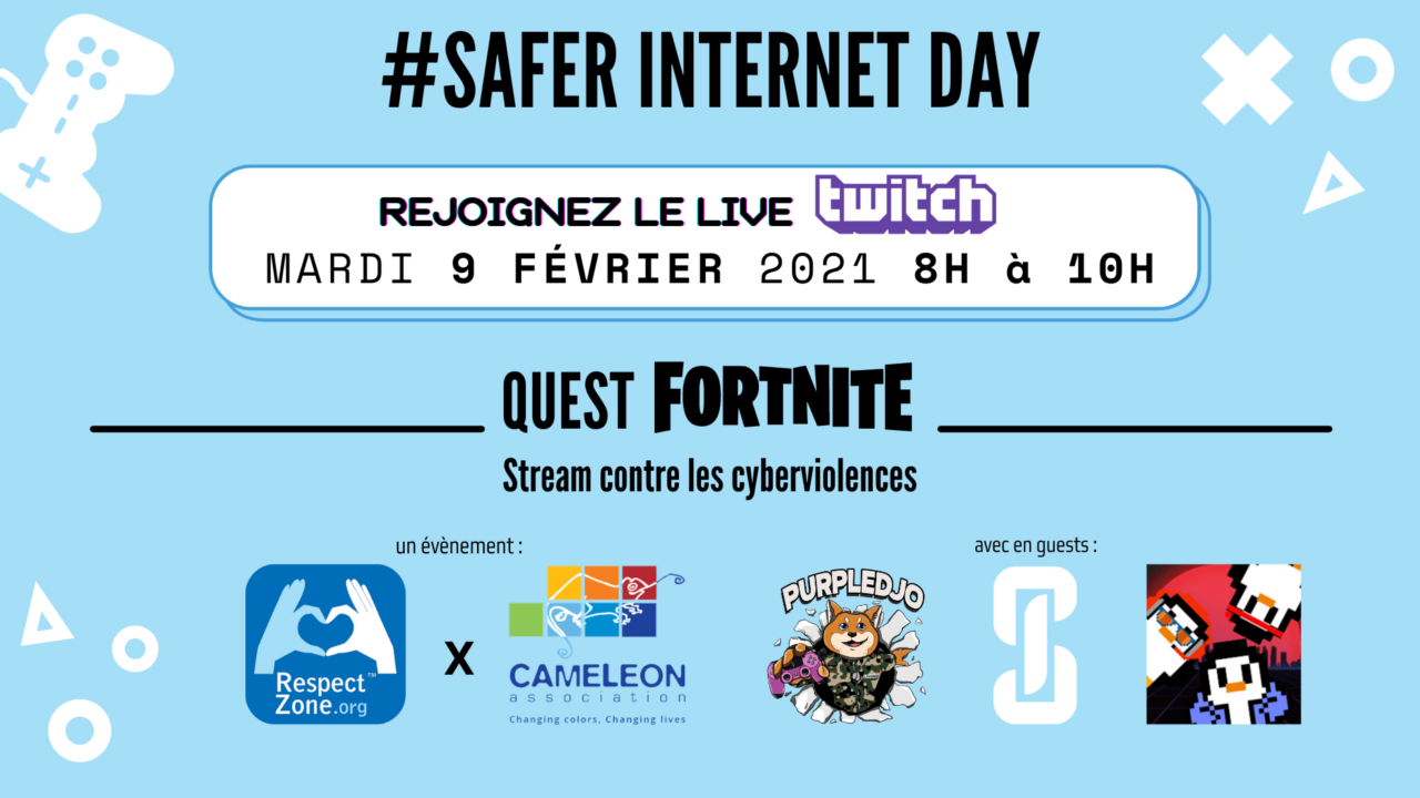Respect Zone x CAMELEON se mobilisent à l’occasion du Safer Internet Day 2021 avec des gamers ...